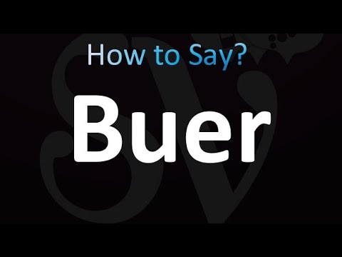 How to Pronounce Buer (Correctly!)