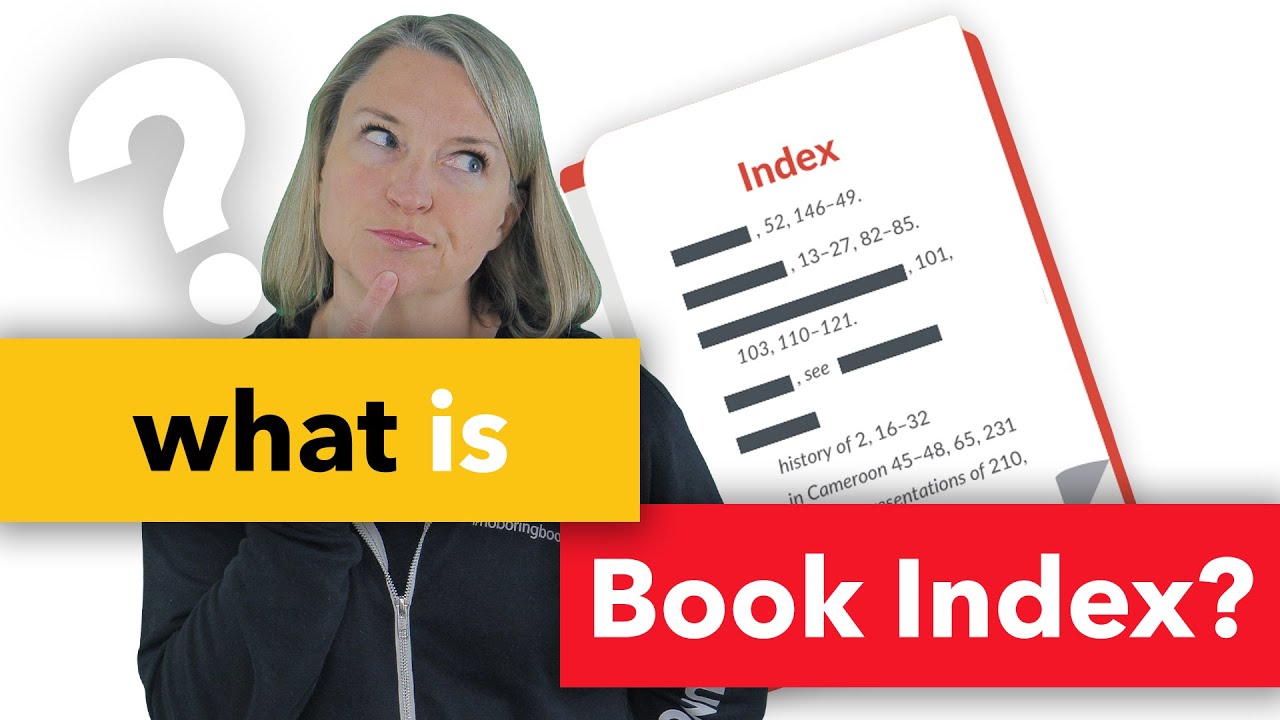 What is a Book Index (and does your non-fiction book need one?)