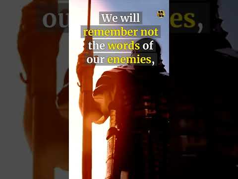Martin Luther King Jr. "In the End..." | Short Quotes #shorts