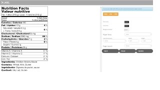 Nutritionist Pro™ | How to create USA food labels?
