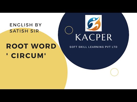 Root word। ' circum'। Daily Vocabulary Booster