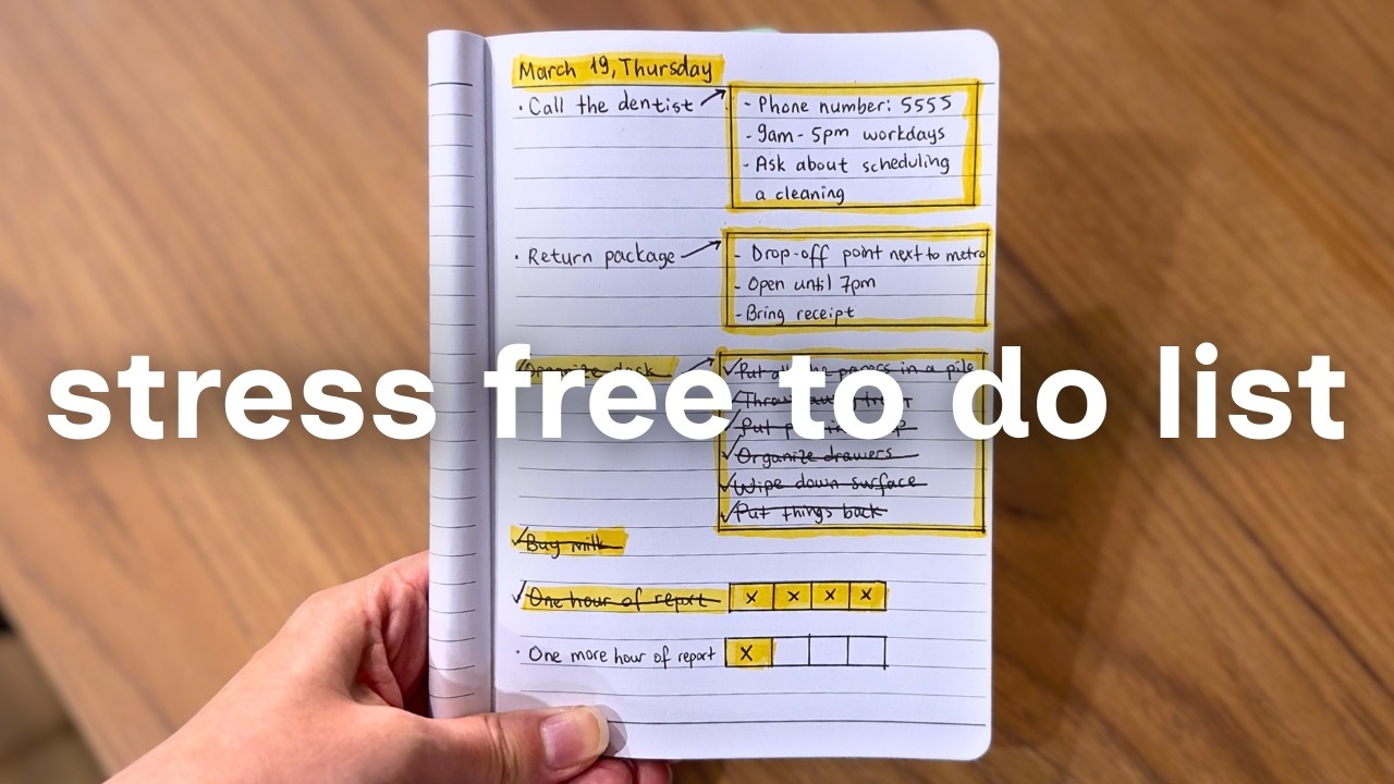 How I Use To-Do Lists with ADHD (Without the Anxiety)