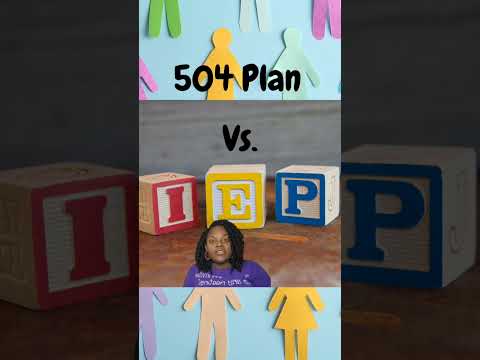 504 Plan vs. IEP