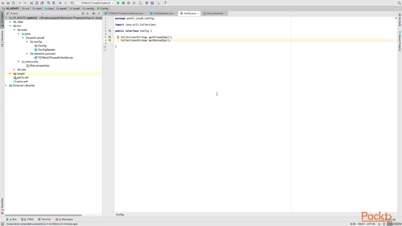 Java Network Programming Recipes: Filtering Clients| packtpub.com