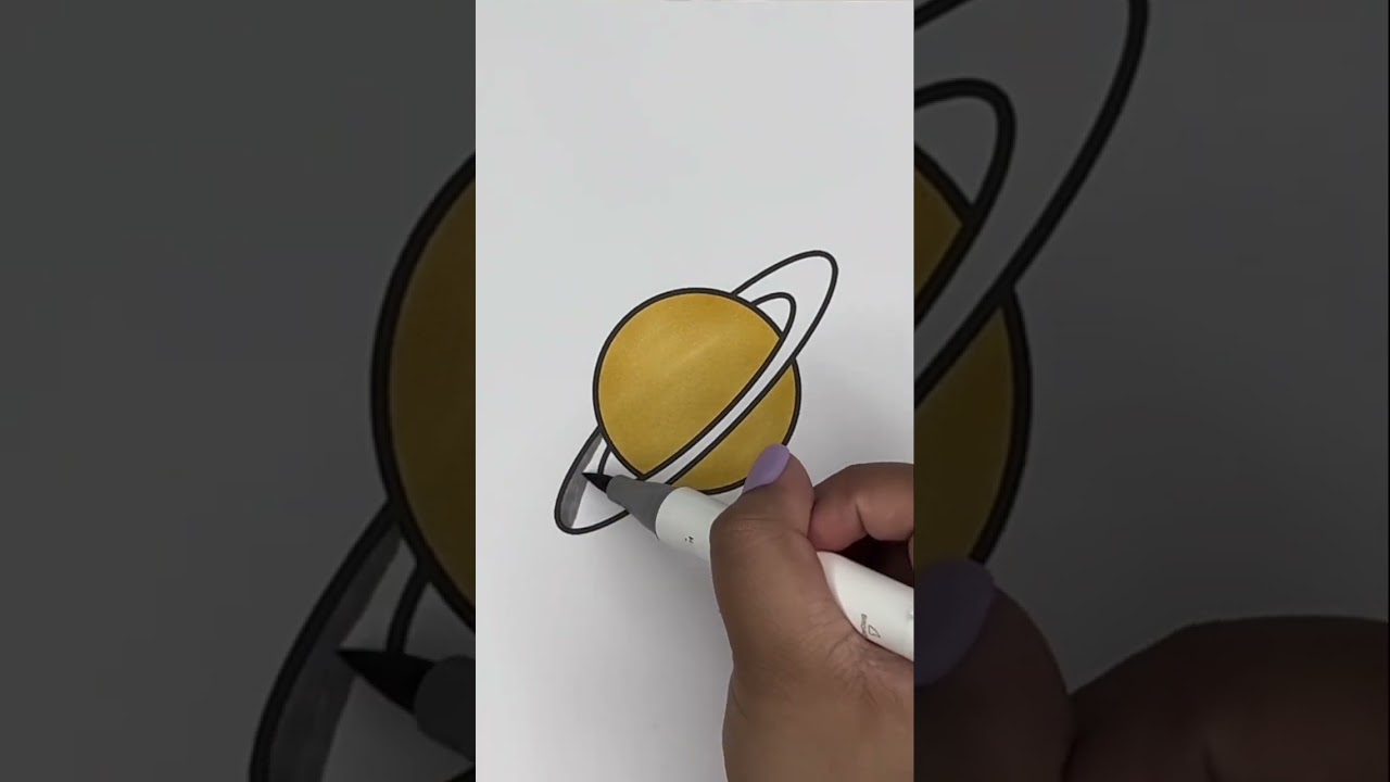 Saturn doesn’t ask us to give up our dreams, only to make them real🪐 #viral #colouring #foru #fyp