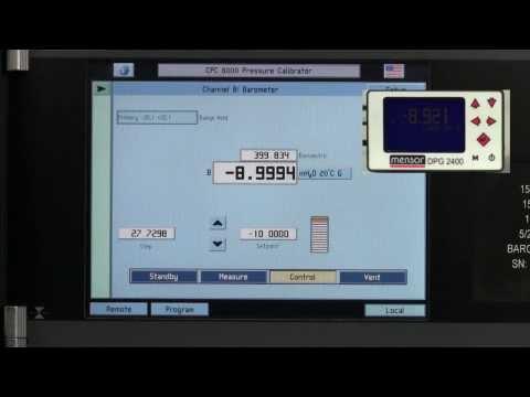 CPC6000 Automated Pressure Controller Demonstration