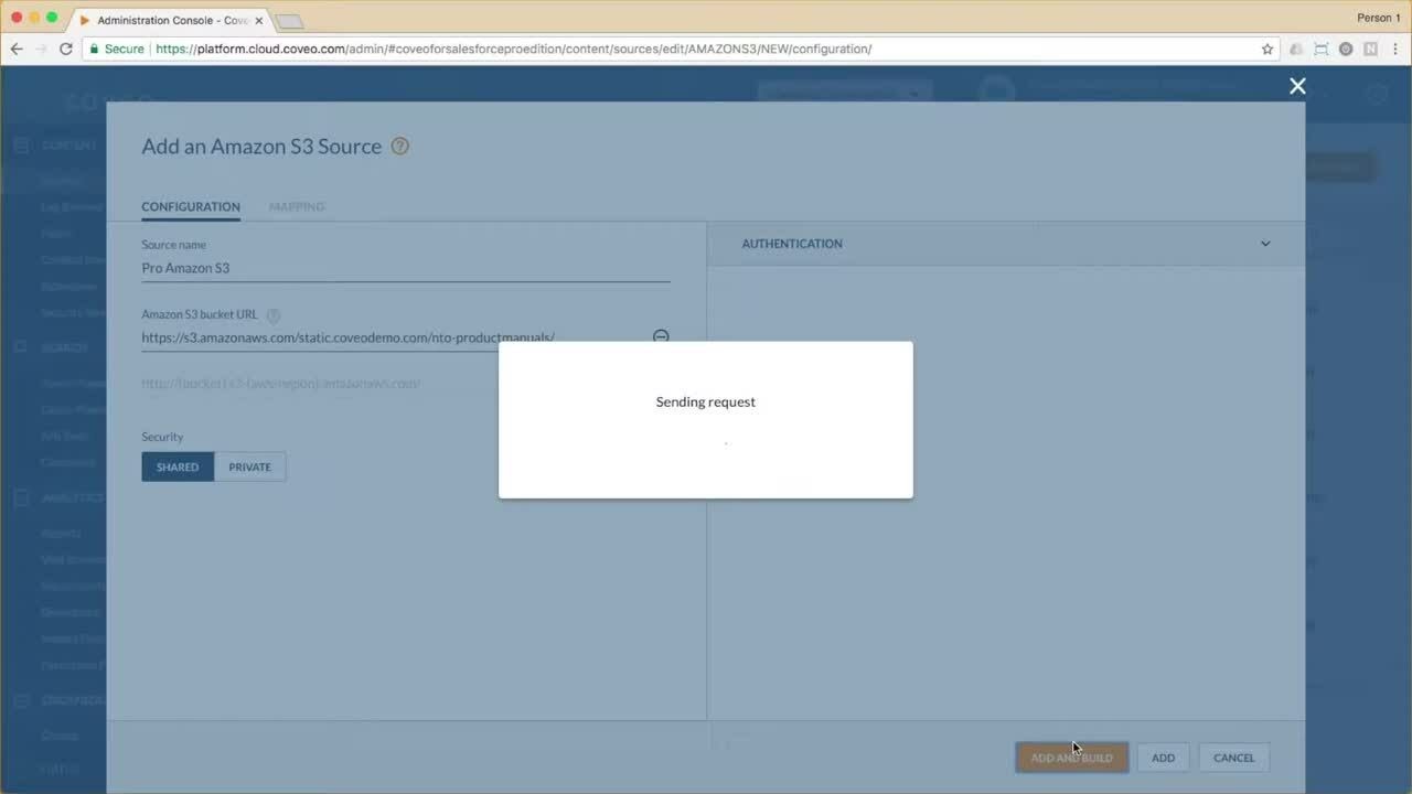 Configuring Cloud Storage Sources : Coveo Bite Size Learning