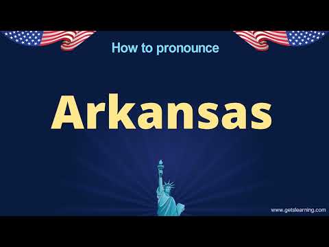 How to pronounce Arkansas in English correctly