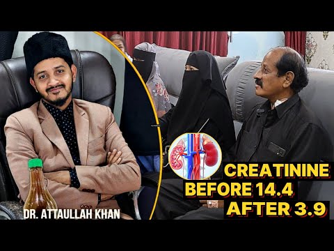 SIRF 1 MAHINA KI DAWA SE CREATININE 14.4 SE 3.9 | ALAHAMDULILLAH | Dr. Attaullah Khan