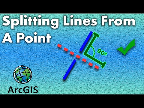 Do This to Split a Line Feature by Snapping to a Point Feature in ArcGIS Pro | ArcGIS Pro