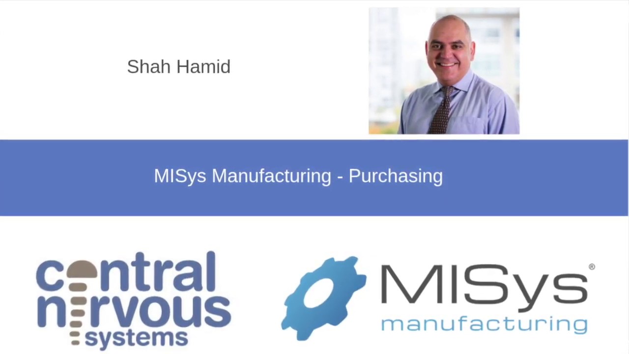 MISys Manufacturing - Purchasing