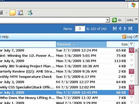 U5 - Outlook Web Access: Flagging Emails.wmv