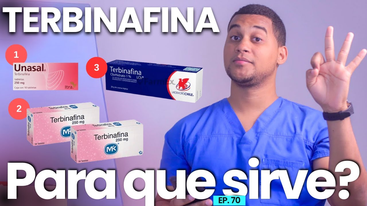 TERBINAFINA PARA QUE SIRVE | 3 COSAS | MEDICAMENTOS