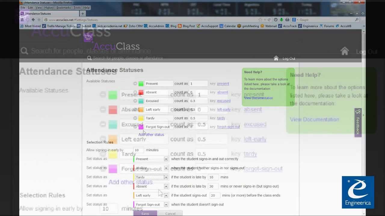 AccuClass - Imports & Advanced Settings