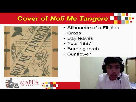 Module 3. Section 4 - In the Eyes of Noli Me Tangere
