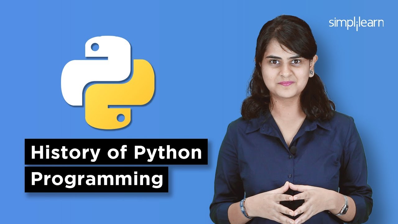 History Of Python Programming Language | Introduction To Python | Python Programming | Simplilearn