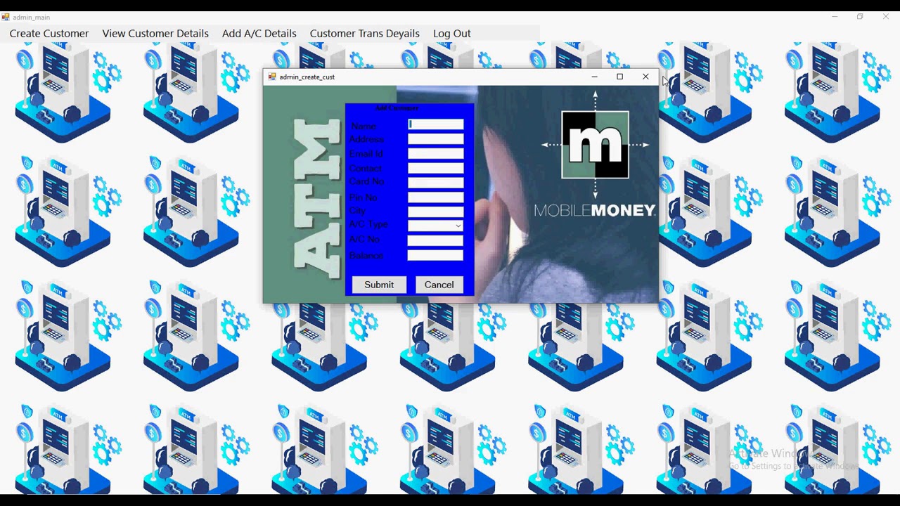 ATM Management System in DOTNET - XOOM PROJECTS - Final Year Projects ...