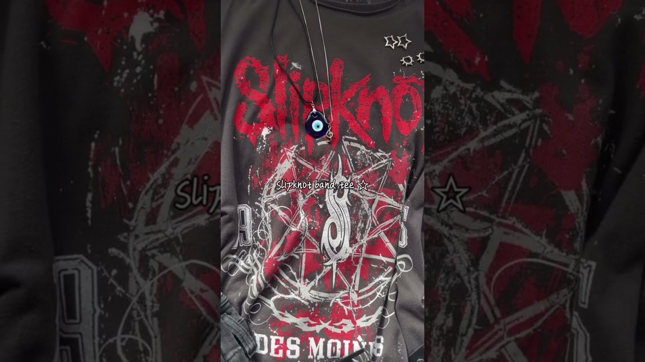 Fit to go shopping! ☆ #outfit #slipknot #emo #kandikid #fashion #viral #fyp #shorts #fitcheck #cool