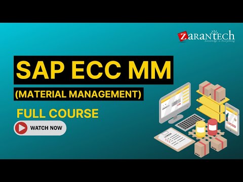 SAP ECC MM (Material Management) Full Course | ZaranTech