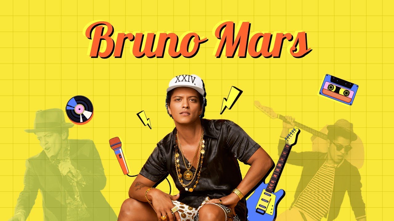 Free Bruno Mars PowerPoint Template & Google Slides Theme by GreatPPT