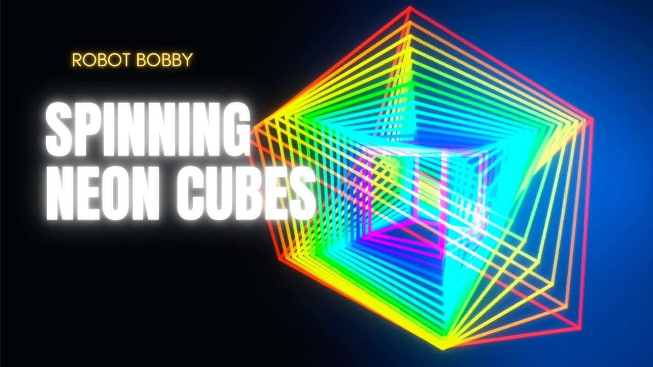 Spinning Neon Cubes Art Tutorial - Resources - three.js forum