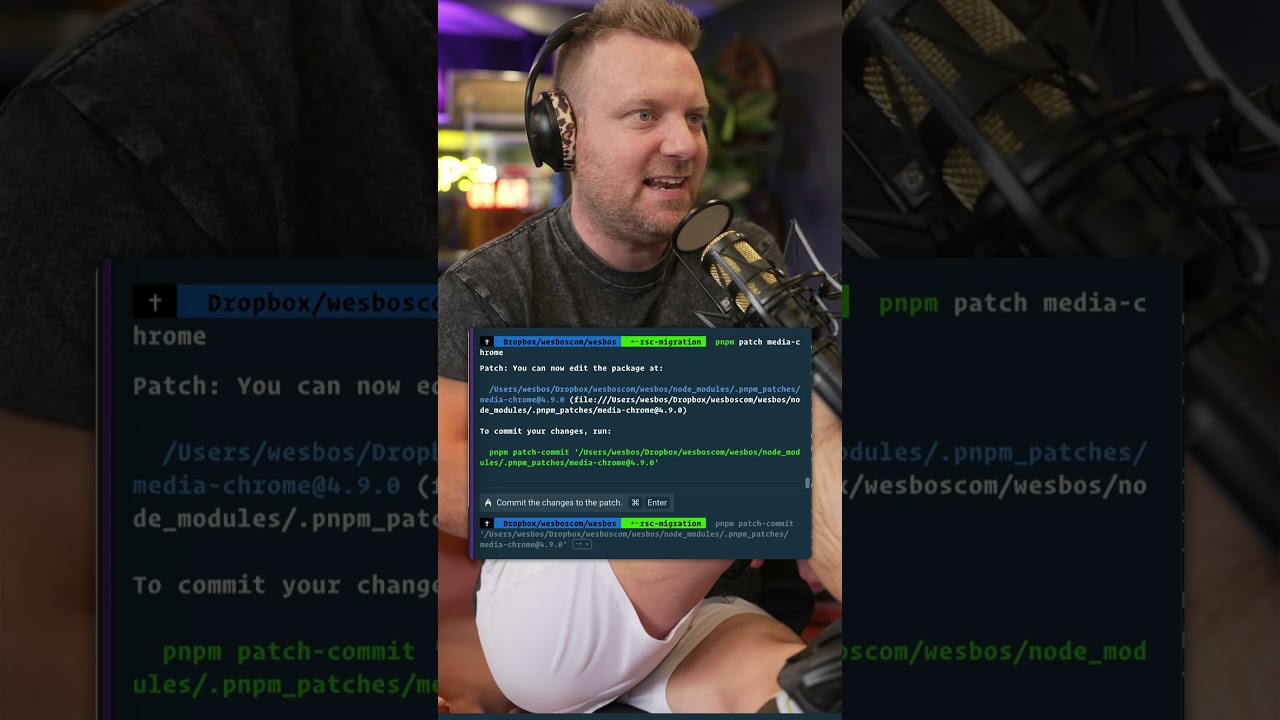 you need pnpm patch to fix bugs