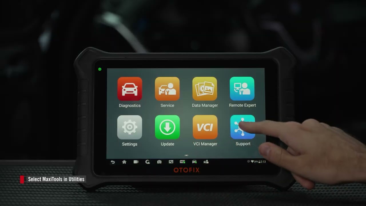 How to Upload System Logs on OTOFIX Scanner using MaxiTools