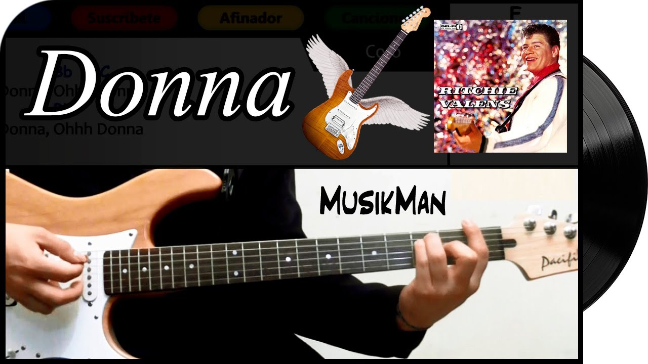 OH DONNA 👧 - Ritchie Valens / GUITAR Cover / MusikMan N°005