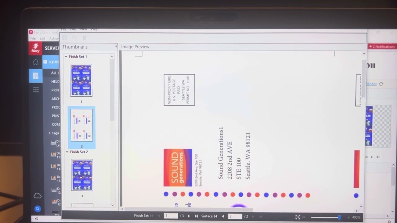 Applying Workflow Presets and Variable Data Printing