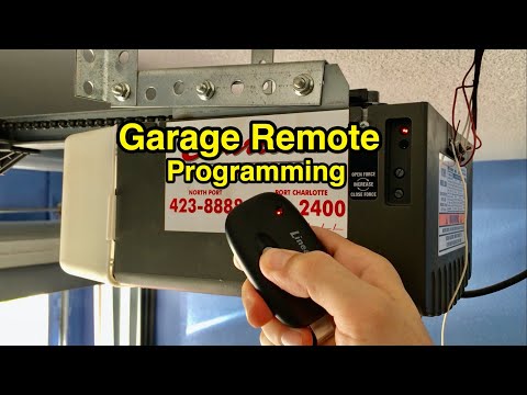 How to program garage door opener remote - DIY
