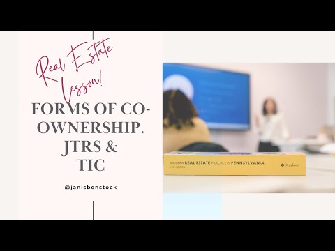 Forms of Co Ownership