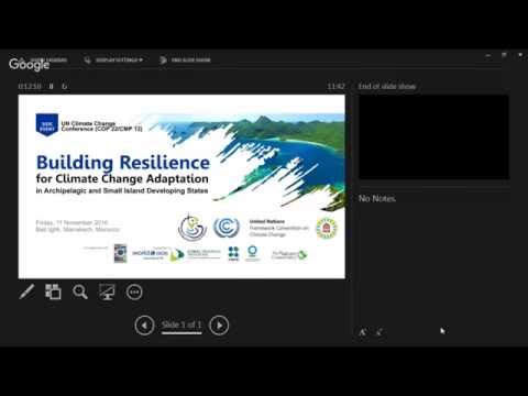 Indonesia: Building Resilience for CC Adaptation in Archipelagic & Small Isl Developing States
