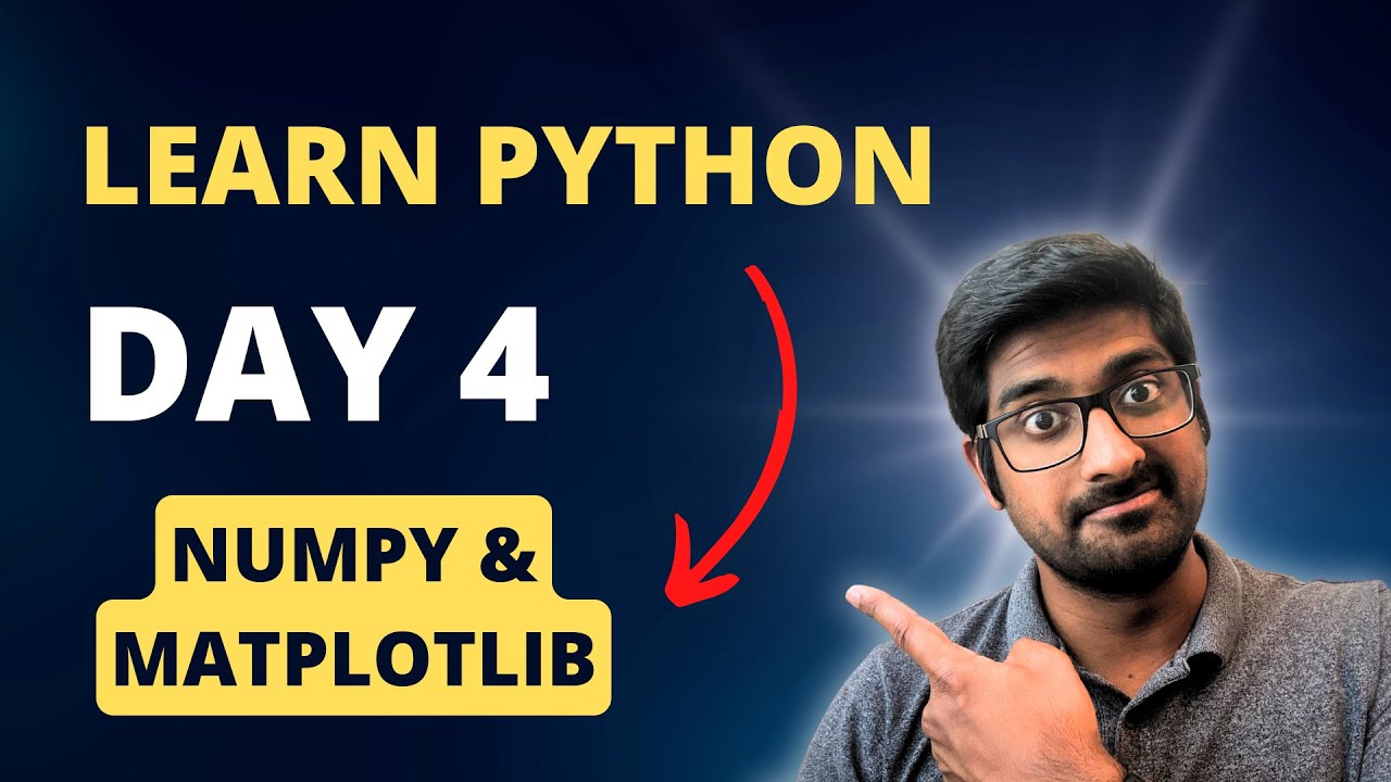 Python workshop  [Day 4]: numpy and matplotlib packages