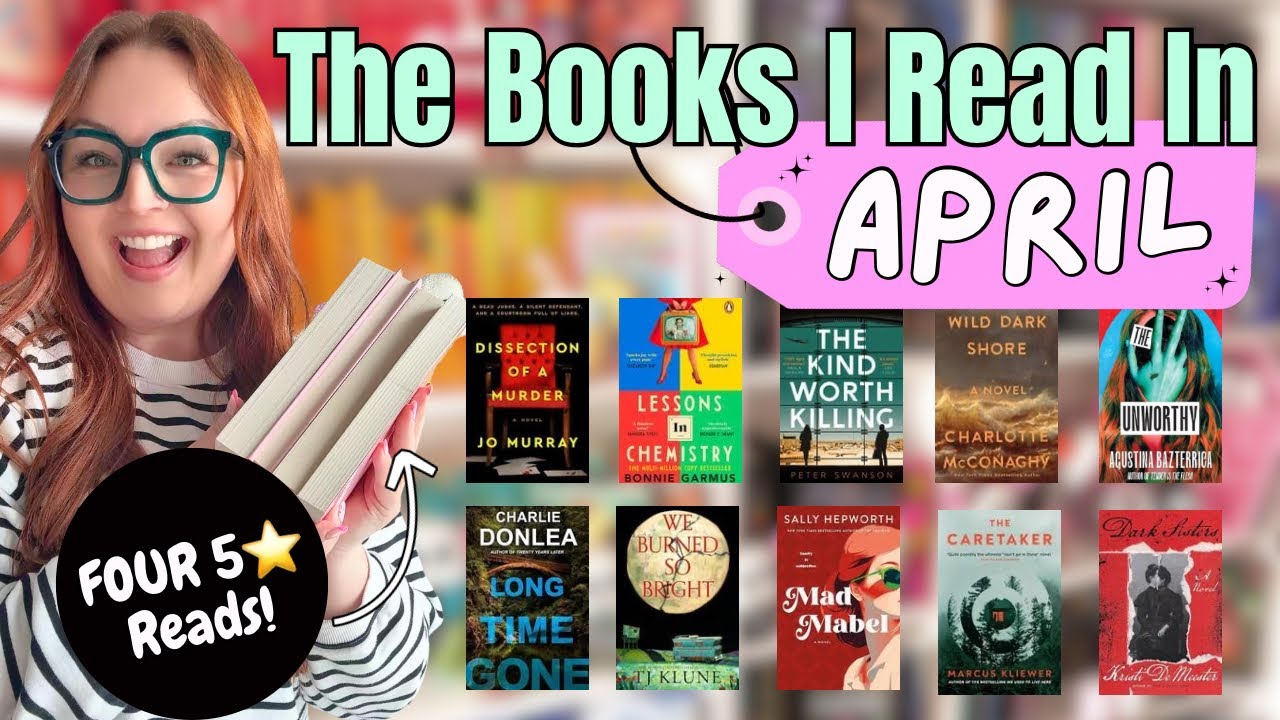 My BEST Reading Month Yet! 🏆 21 Books & FOUR 5⭐️ Reads! | April 2026 Reading Wrap Up 💕📖✨