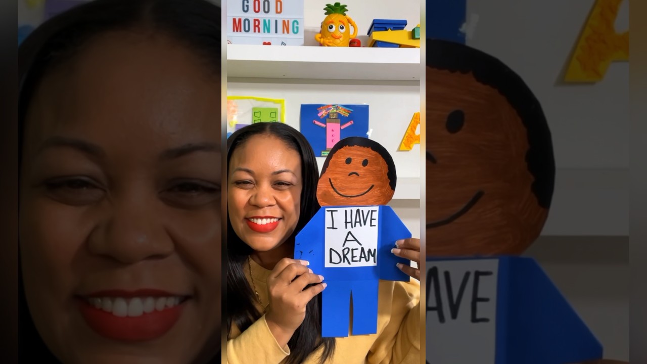 Crafts for Kids - Celebrate Dr. Martin Luther King Jr. - Preschool Activity - MLK Activities