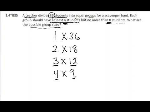 1.4TB35 Factor Pairs Word Problem