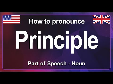 Principle Pronunciation Correctly in English, How to Pronounce Principle in American English