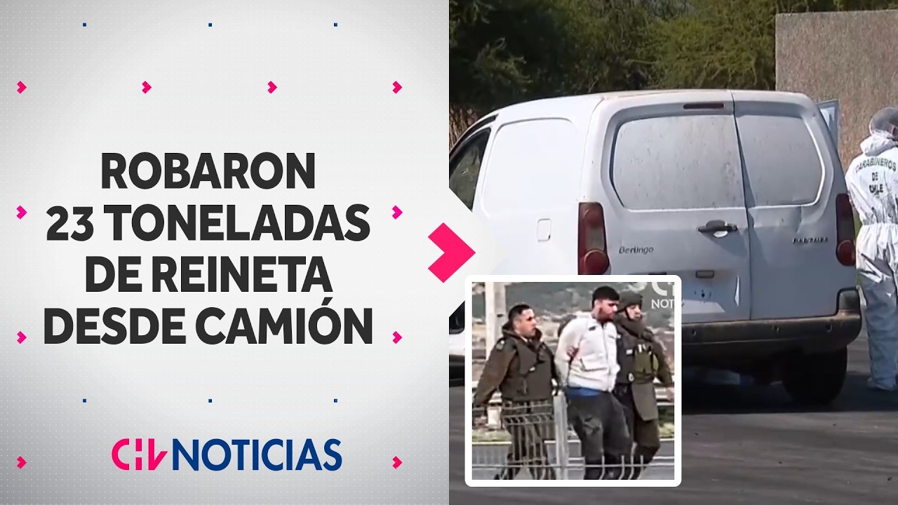 Capturan a banda que robó 23 toneladas de reineta desde un camión: Delincuentes actuaban coordinados