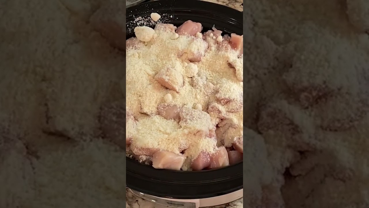 Crockpot Parmesan Garlic Chicken and Potatoes | Easy Crockpot Recipe!