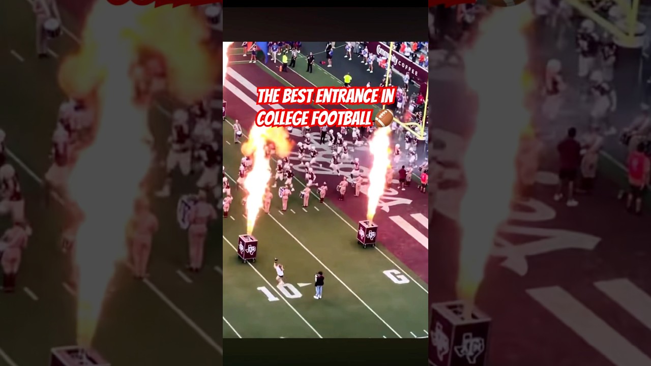 The BEST Entrance in College Football: Texas A&M Aggies at Kyle Field in College Station, TX