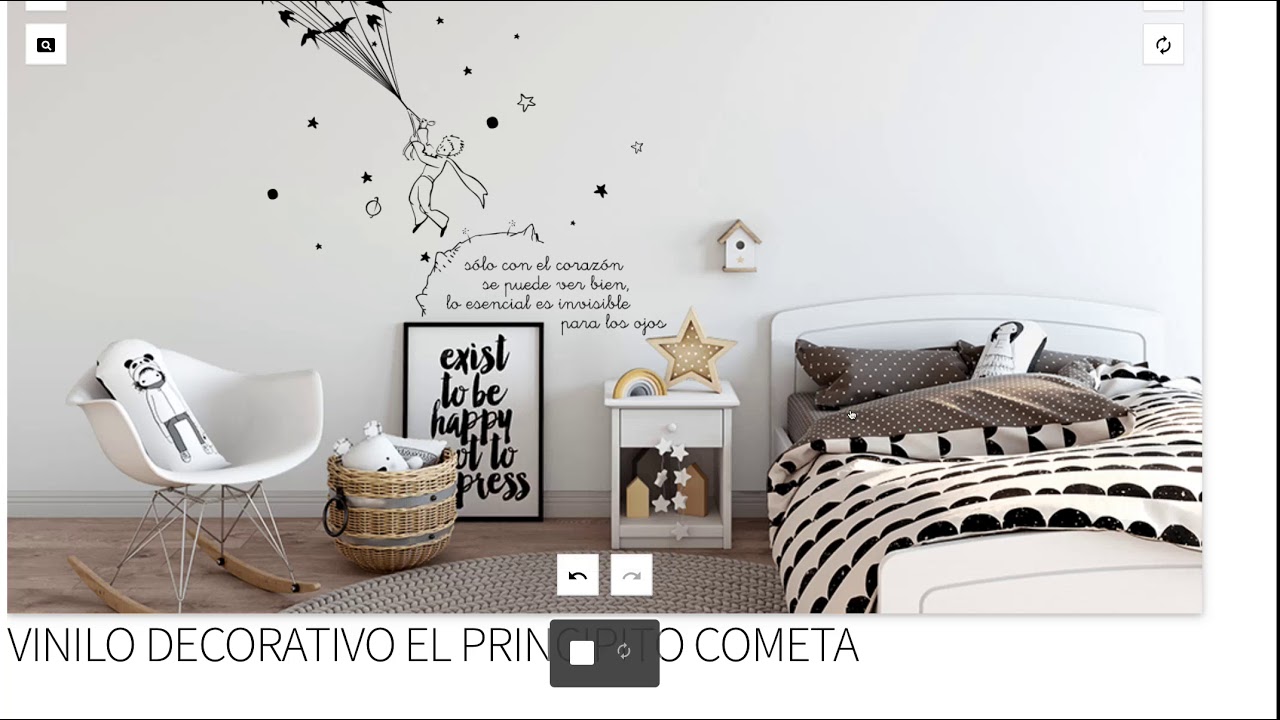 VINILO DECORATIVO EL PRINCIPITO COMETA Pegatinea.com