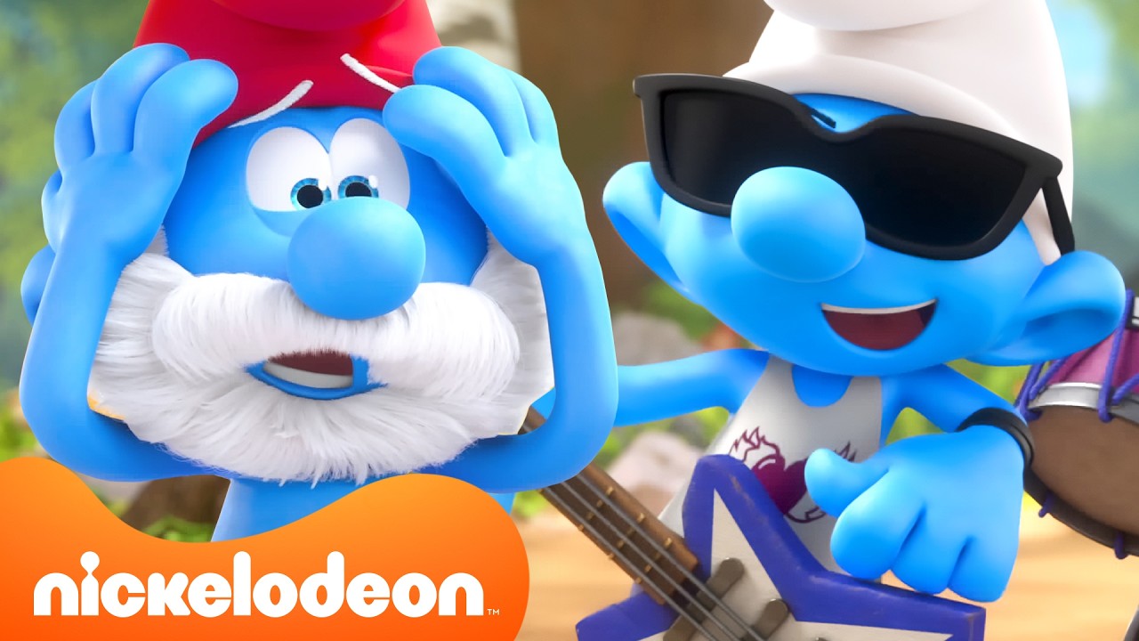 The Smurfs vs. THREE Gargamels 😯 | Nicktoons