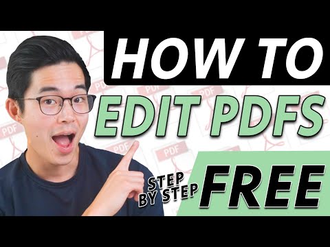 How to Edit PDF Files For FREE (Step by Step Tutorial)