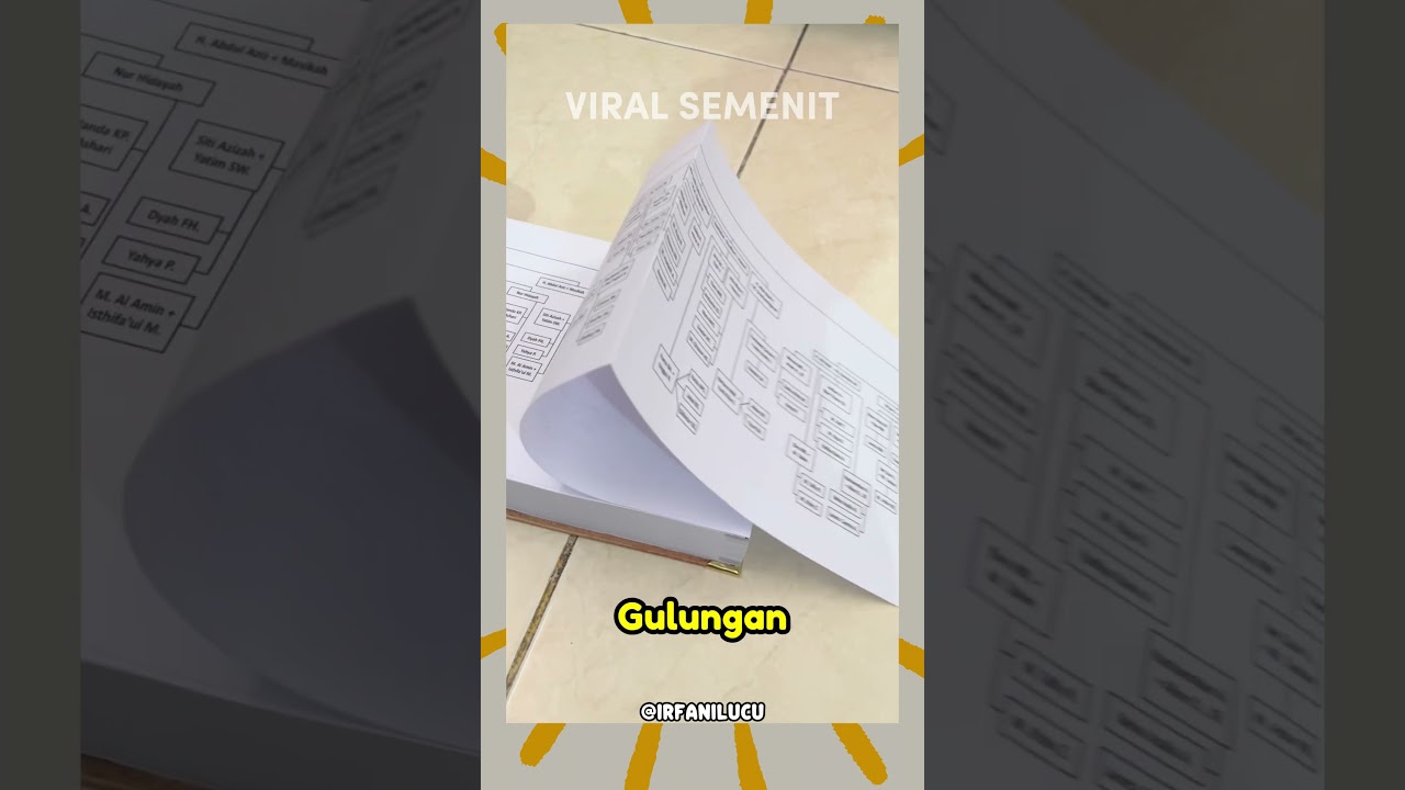 Make a Family Tree Book 📖 It's as Thick as an Encyclopedia! #shorts #family #book