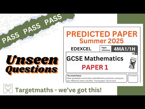 GCSE Maths Predicted Paper 1 Foundation | Summer 2025 | GCSE Maths Revision