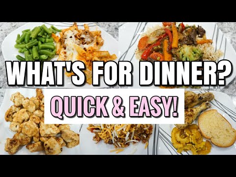 WHAT'S FOR DINNER | QUICK & EASY DINNER IDEAS | SIMPLE FAMILY WEEKNIGHT MEALS | LivingThatMamaLife