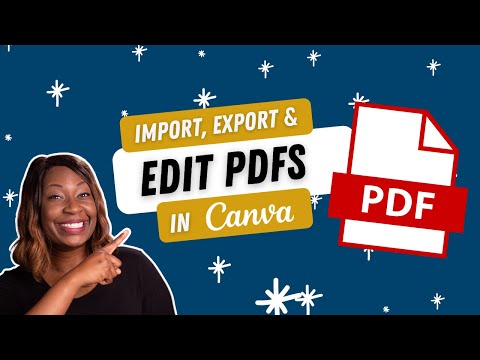 How to Edit PDFs in Canva | Import, Edit & Export with Canva PDF Editor
