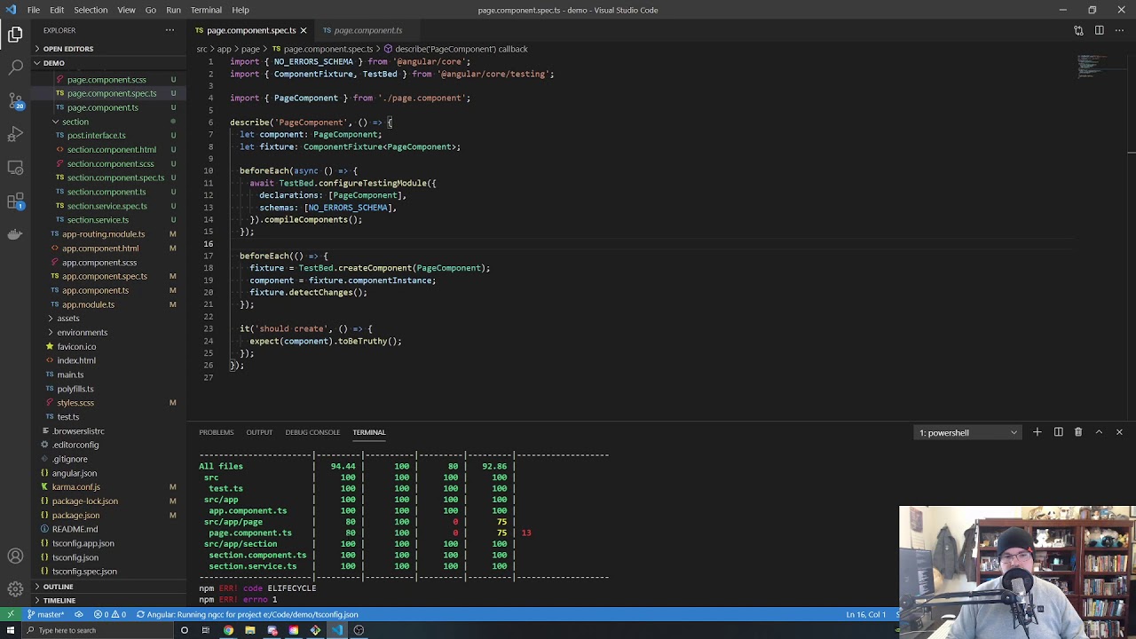 Angular Unit Testing Productivity Tips