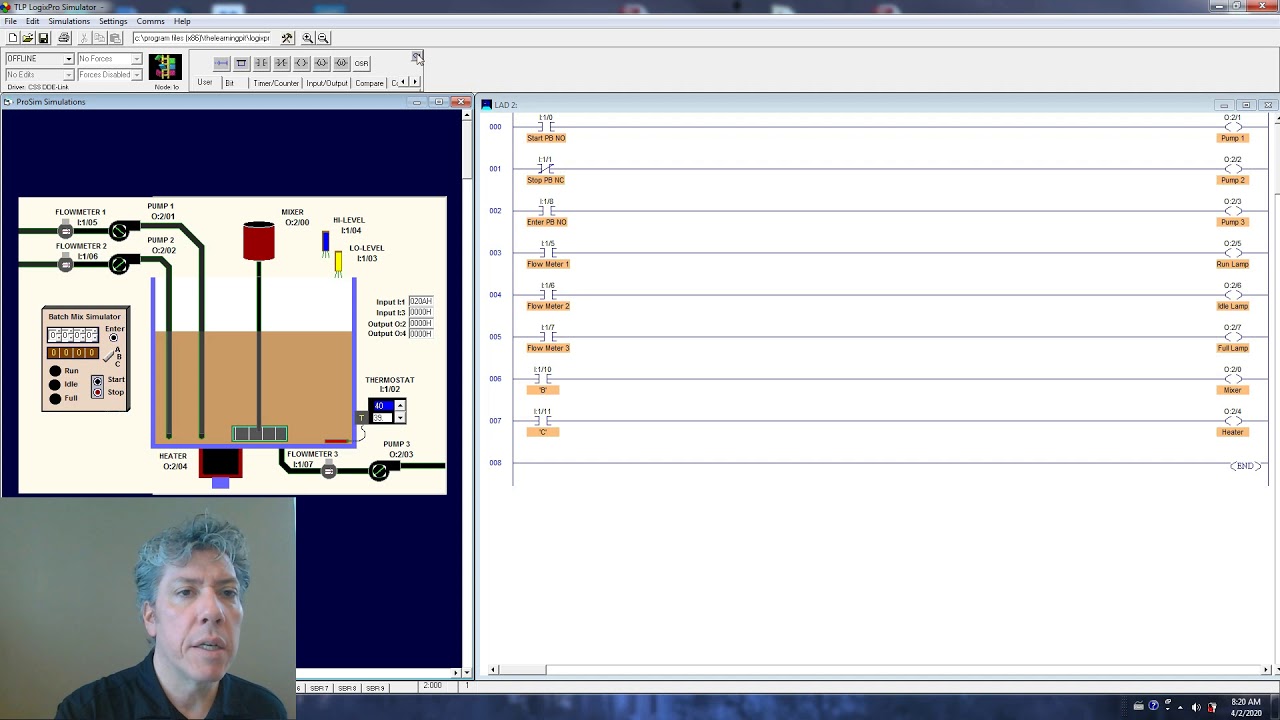 MET 284 4 2 2020 Batch Simulator Introduction