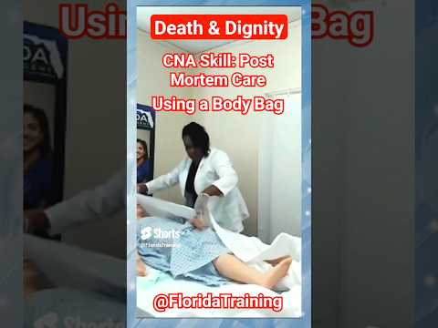 💟Death and Dignity: Post Mortem Care #Hospice #CNA #PalliativeCare